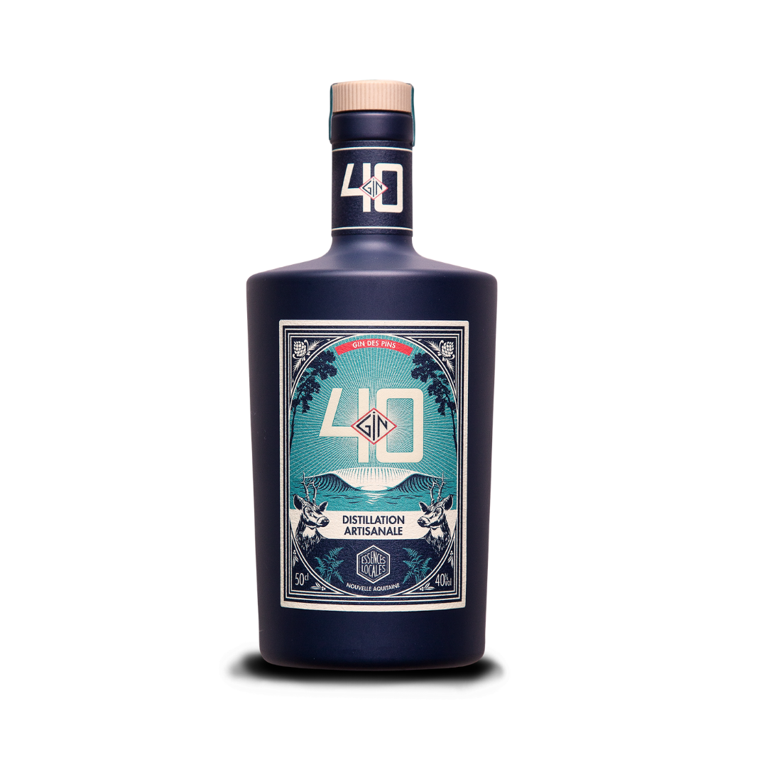 Gin 40, un alcool aux essences locales - CAVEMAN.CITY