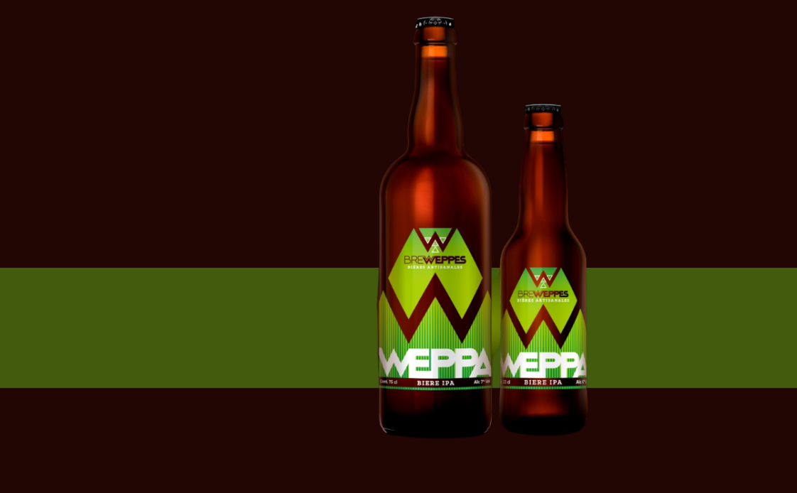 Bière IPA Weppa, de la brasserie Breweppes - CAVEMAN.CITY