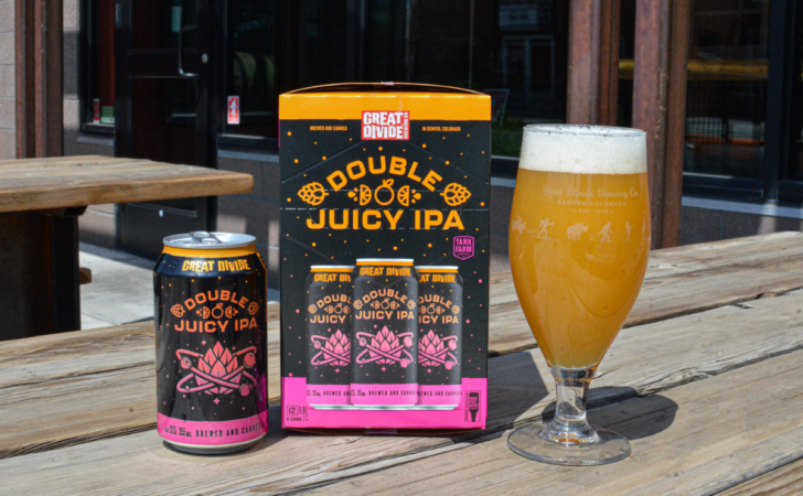 Double Juicy IPA, de Great Divide - CAVEMAN.CITY